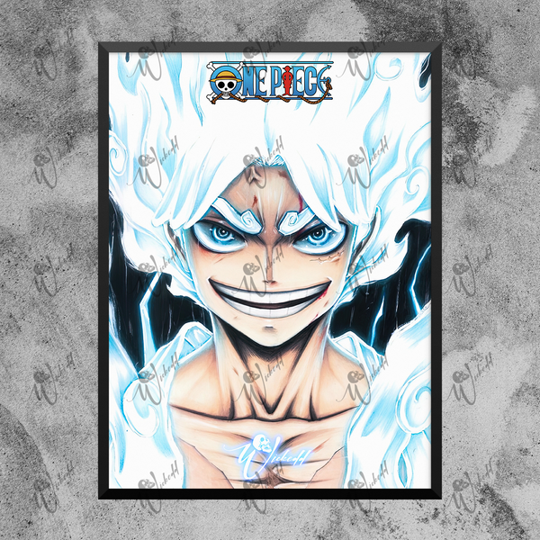 Luffy Gear 5 (Portrait) - Wickedd