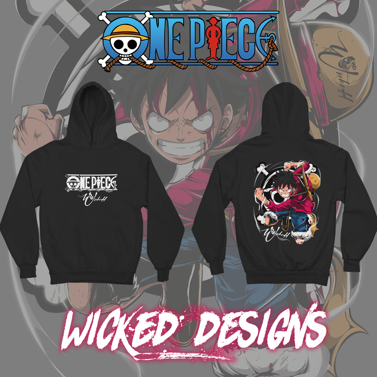 Luffy (LI) Hoodie – Wickedd